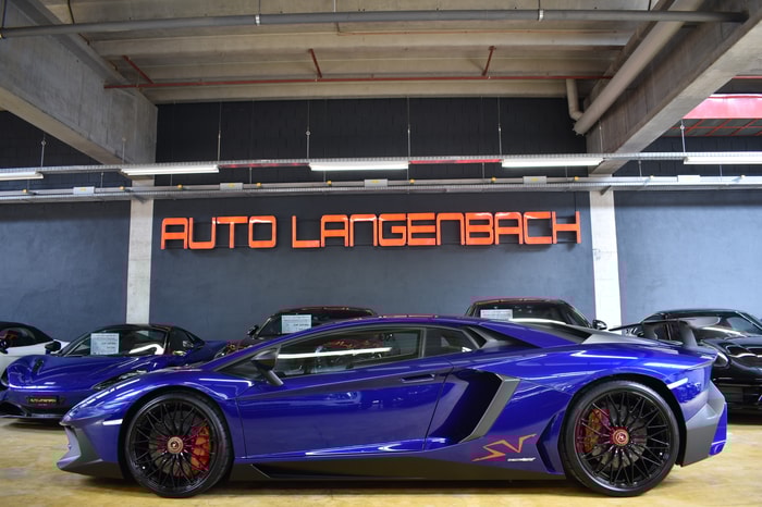 LAMBORGHINI Aventador LP750-4 SuperVeloce Coupé E-Gear "Blue-Sideris ...