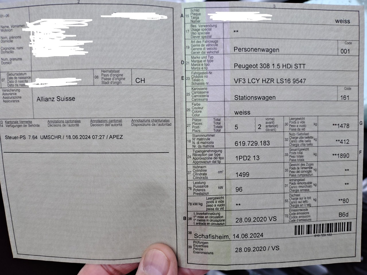 PEUGEOT SW 1.5 HDI STT Kaufen