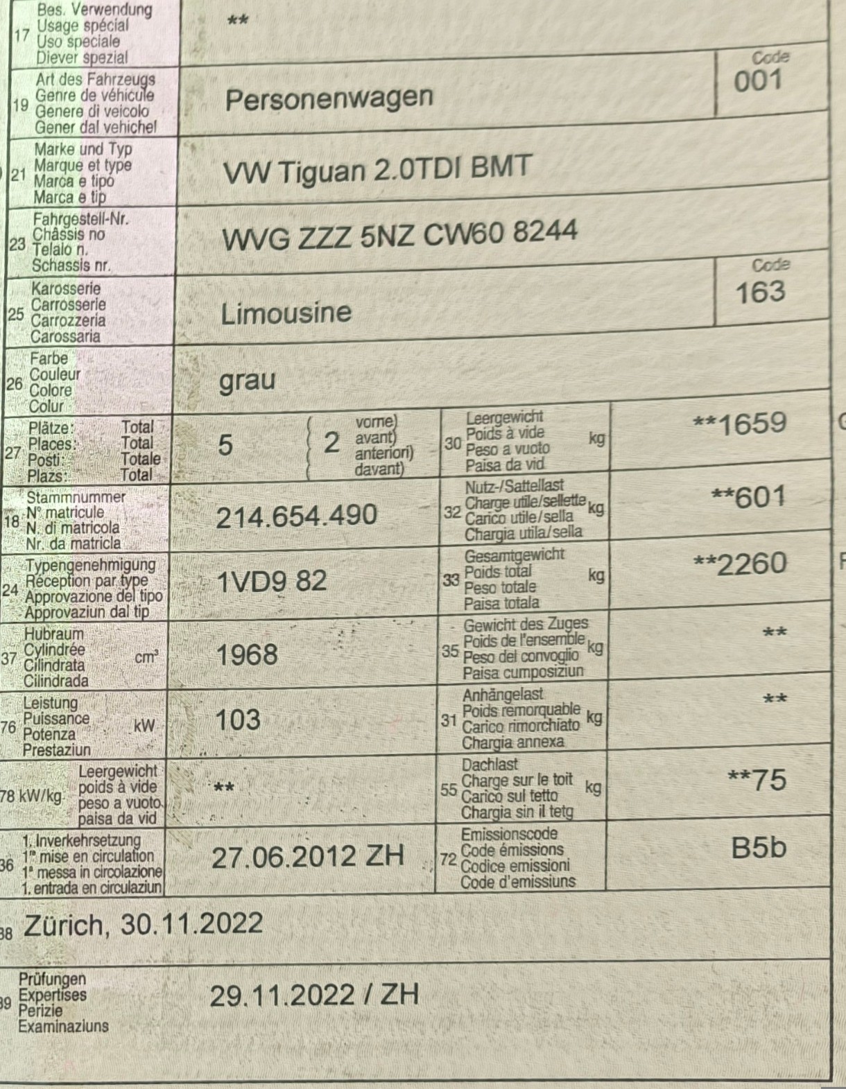 VW Tiguan 2.0 TDI BlueMotion Trend&Fun 4Motion DSG Kaufen