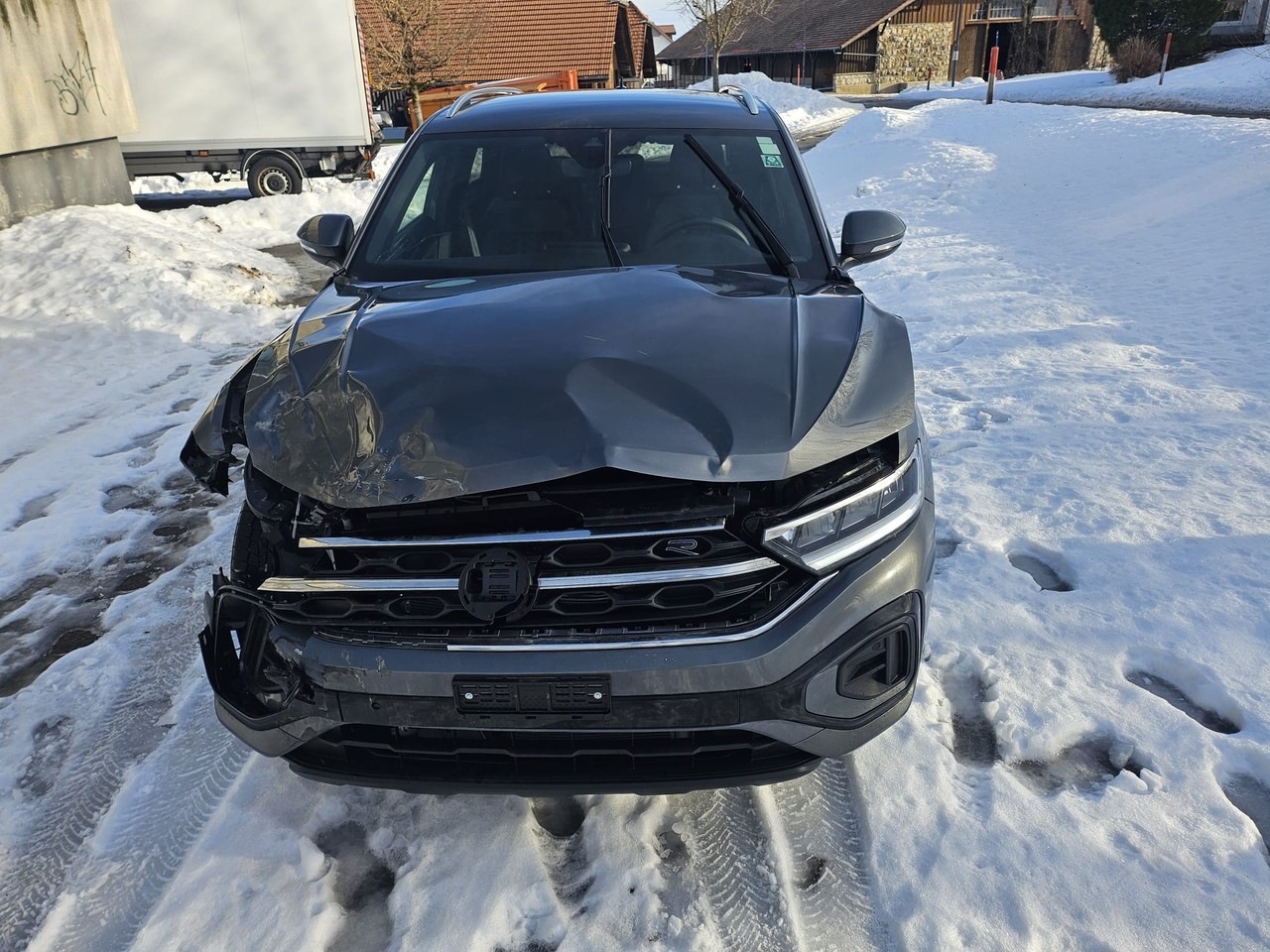VW T-Roc 2.0 TSI R-Line DSG 4Motion BESCHADIG ENDOMMAGE Kaufen
