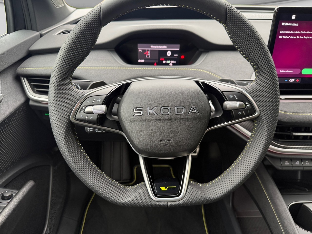 SKODA Elroq 85 RS 4x4 Maxx, AHK, 4J Garantie, black magic! Kaufen